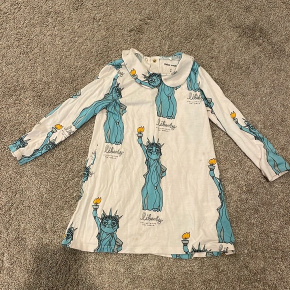 Mini Rodini | Dresses | Mini Rodini Cat Statue Of Liberty Dress | Poshmark